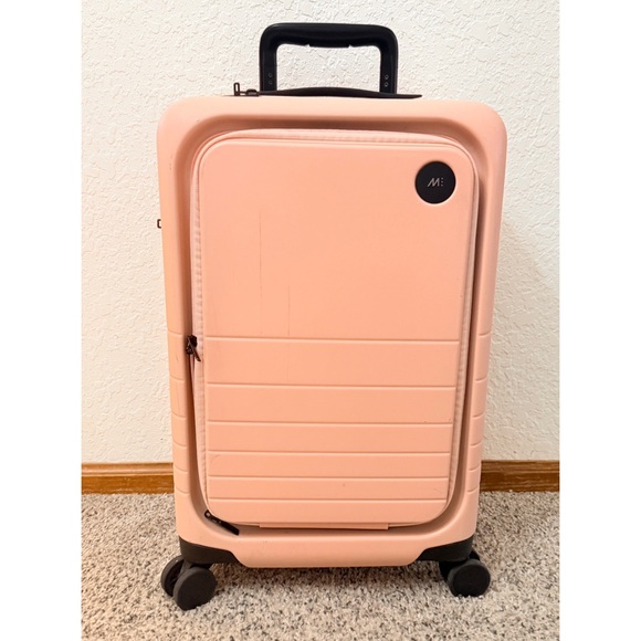 Monos | Bags | Monos Carry On Pro Rose Quartz Luggage Suitcase | Poshmark